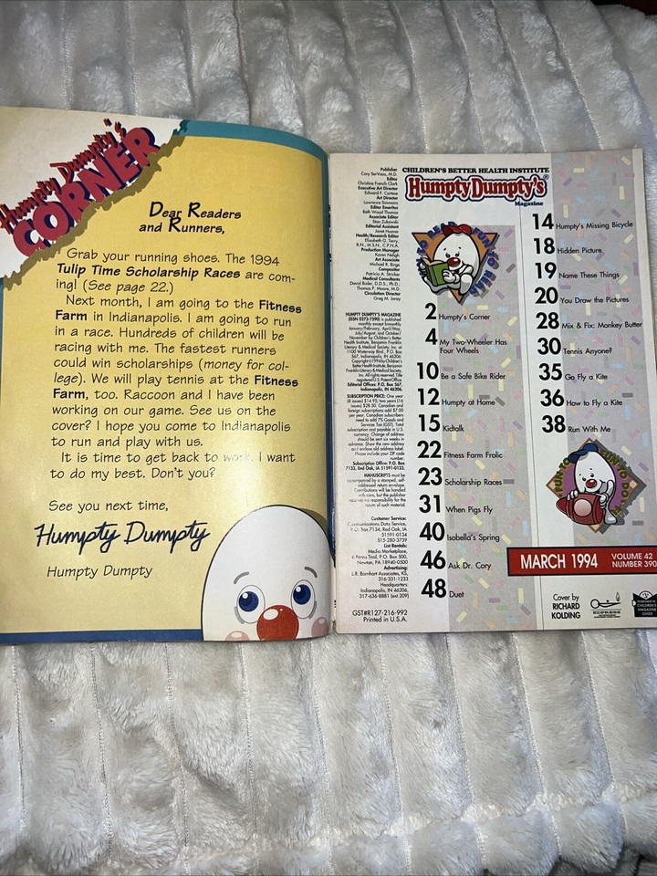 Humpty Dumpty Magazine Volume 42 Number 390 | eBay