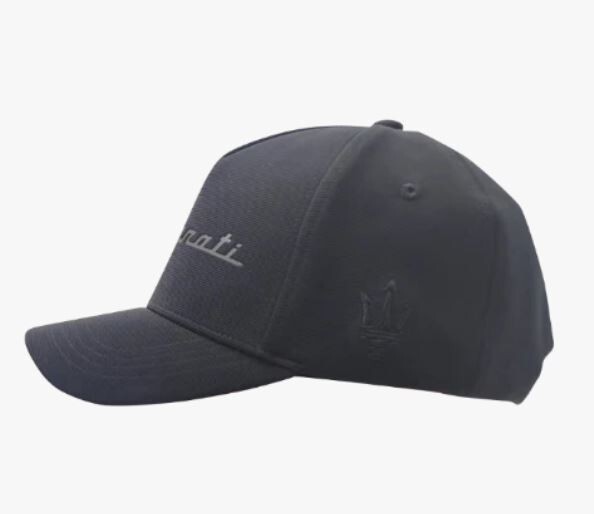Maserati Embossed Black Baseball Cap | eBay