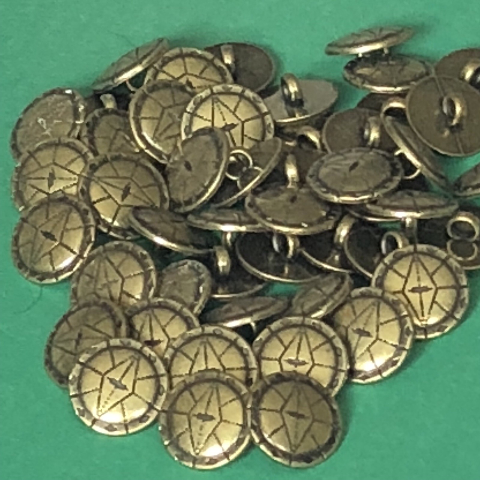 12 x 15mm Metal Shank Buttons (Steampunk) #1509 | eBay