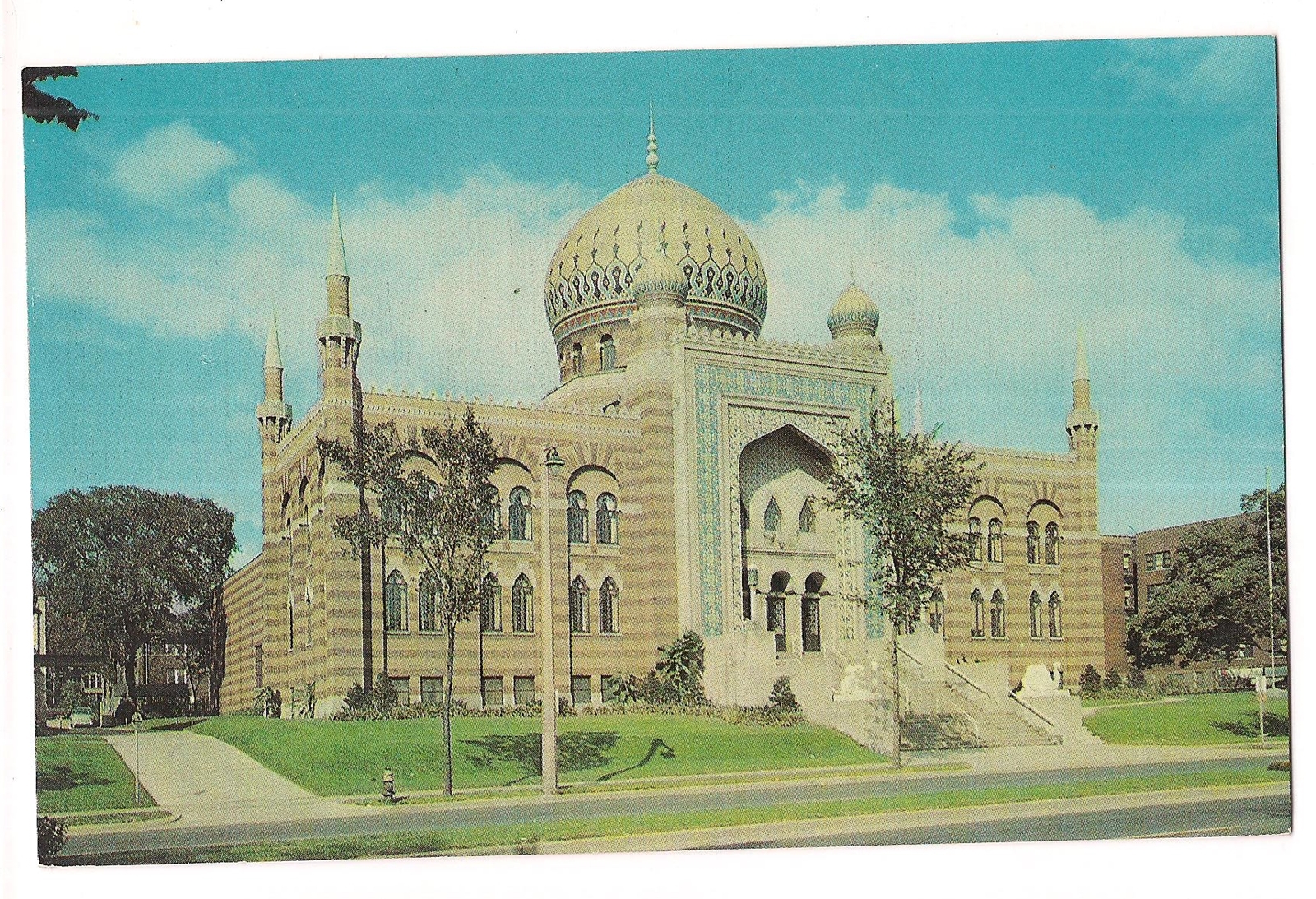 TRIPOLI TEMPLE Shrine Mosque By Taj Mahal Agra Milwaukee WISCONSIN ...