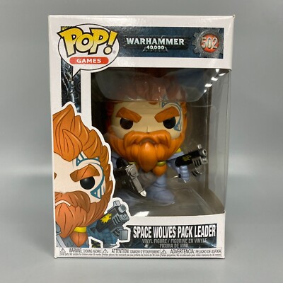SPACE WOLVES PACK LEADER 502 FUNKO POP TOY COLLECTABLE WARHAMMER 40,000 ...