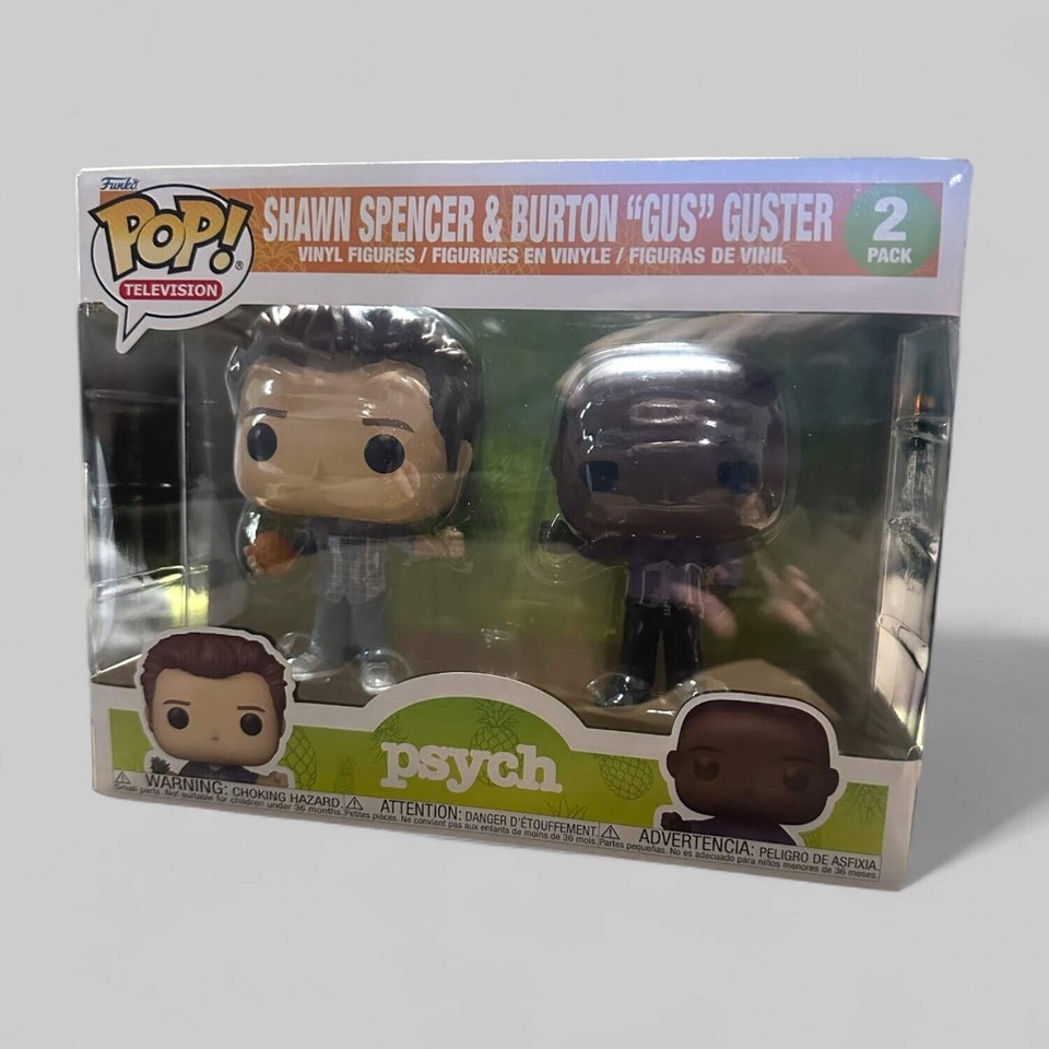 2-Pack Funko Pop Television PSYCH Shawn Spencer e Burton "Gus" Guster ...