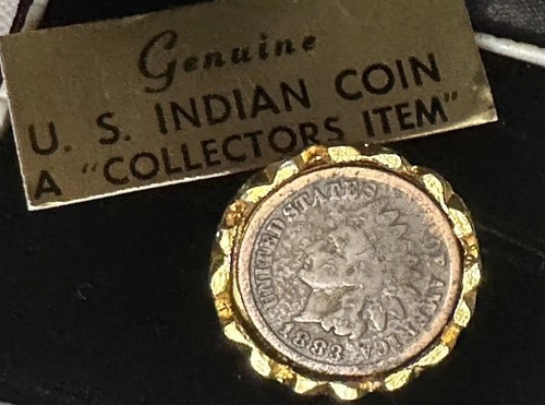 Vintage Auth Jewels By Rio 1883 RARE Indian Head Coin Adjustable Ring ...