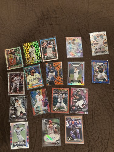 Lot Of 16 MLB Cards! Topps/prizm , Parallels, # Cards, Inserts ,SP, + 1 ...
