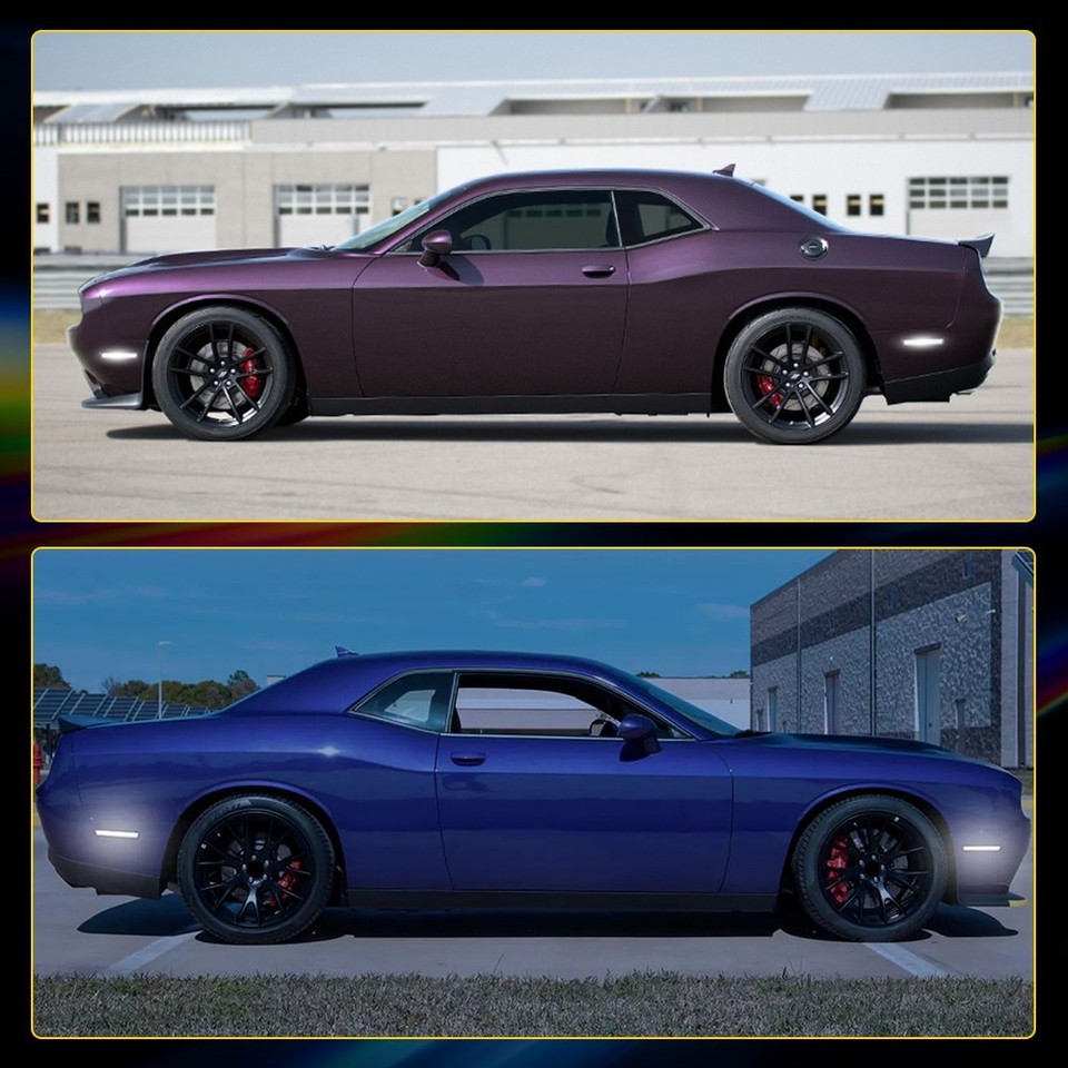 Dynamic Scan White LED Front Rear Side Marker Lights for 15-22 Dodge ...