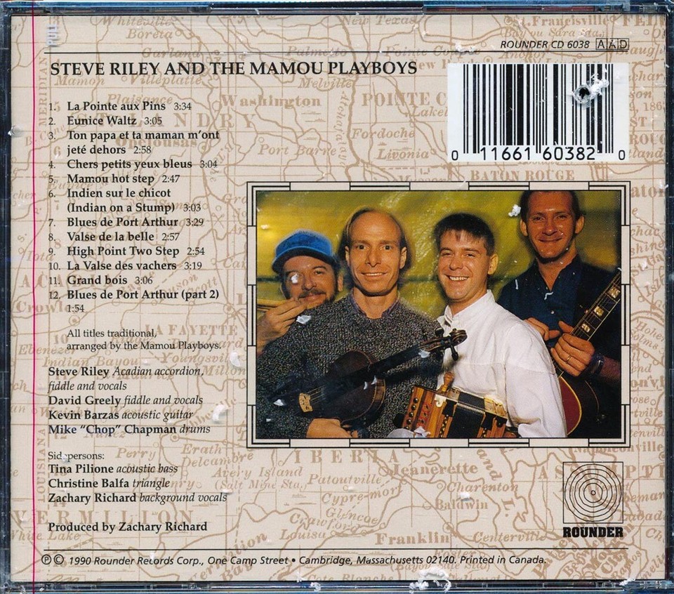 CD Steve Riley & The Mamou Playboys - Steve Riley And The Mamou ...