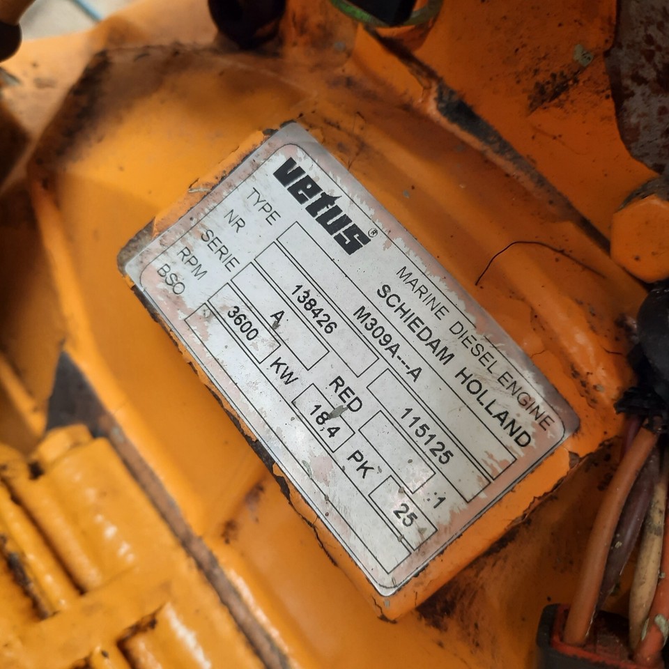Vetus M309 Marine inboard diesel eng ex-lifeboat used good 24.7 hp ...