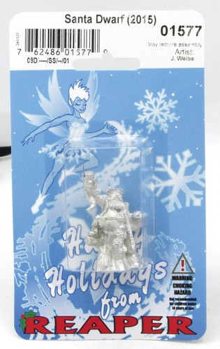Reaper 01577 Santa Dwarf [2015] (Special Edition) Holiday Christmas ...