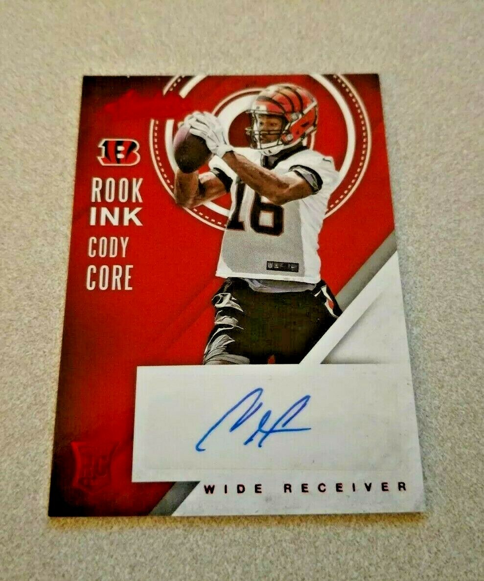 2016 Panini Absolute Rook Ink Red #34 Cody Core Cincinnati Bengals | eBay