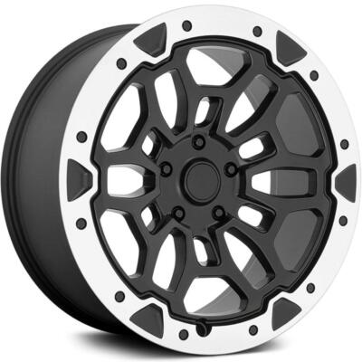 22 inch 22x10 Performance Replicas PR215 BLACK MACHINED wheels 6x5.5 ...