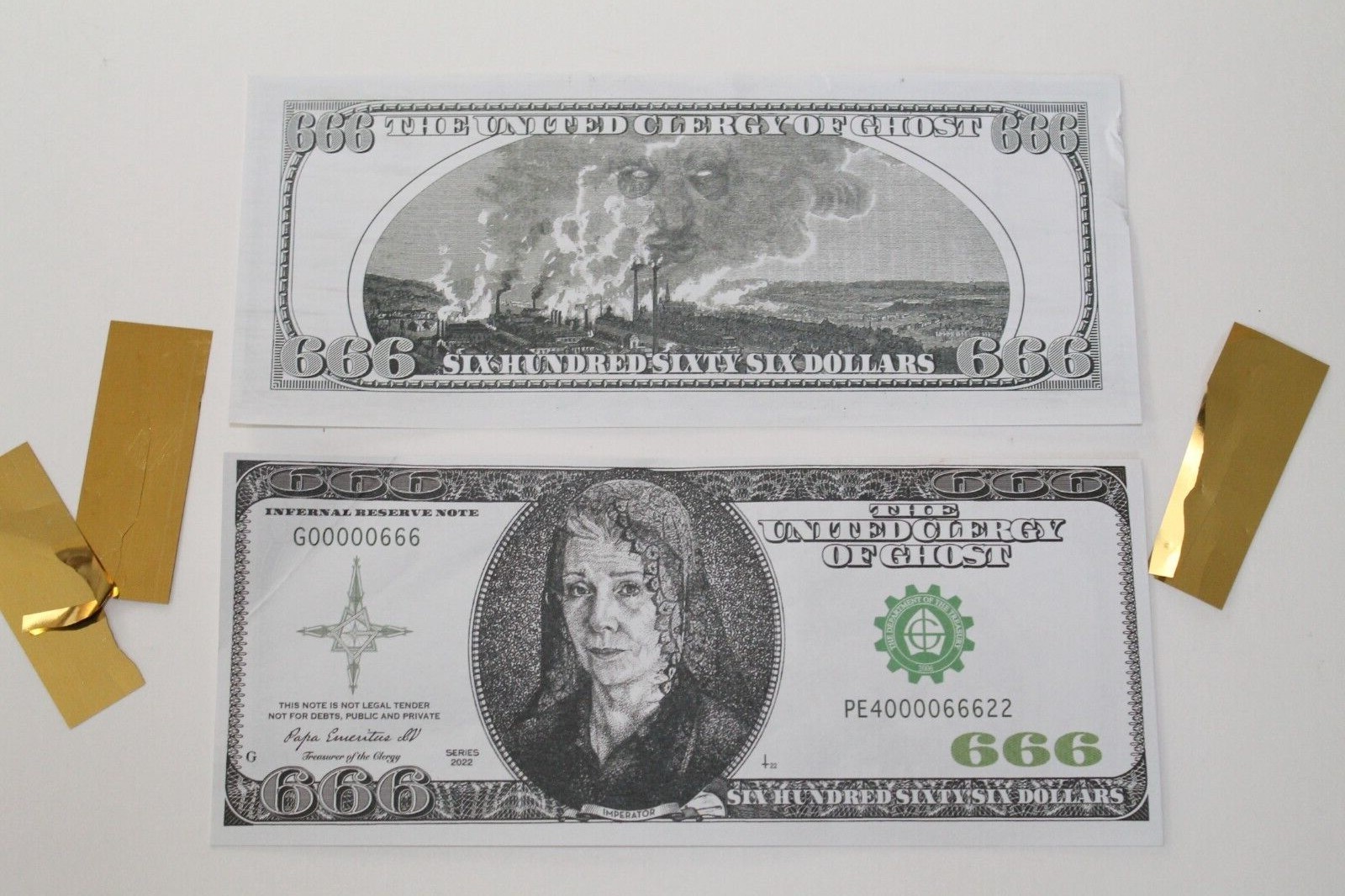 Ghost Band VIP Merch Bundle IMPERATOUR 2022 Tobias Forge Papa IV Flag ...