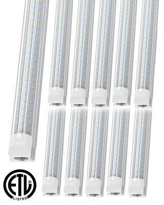 60W T8 4FT LED Garage Ceiling Fixture LED Tube Light 4 Foot LED Shop ...