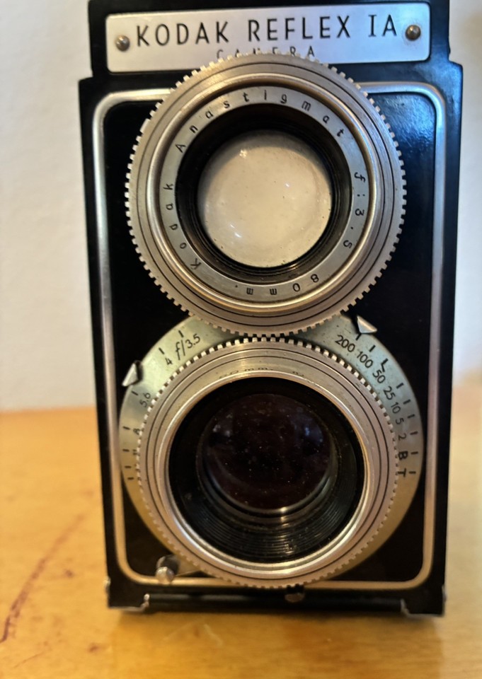 Kodak Reflex IA TLR Camera with Cover - As Is - Untested | eBay