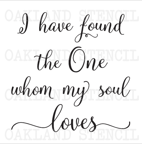 I have found the One STENCIL Wedding/Love for Painting Signs Canvas ...