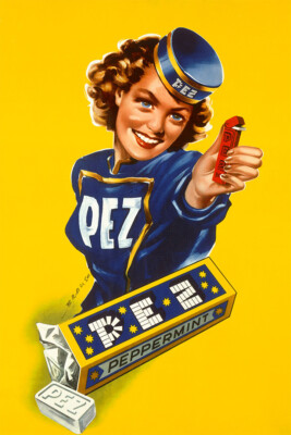 Pez Artical Art With Lady Vintage Wall Art Home Decor - POSTER 20x30 | eBay
