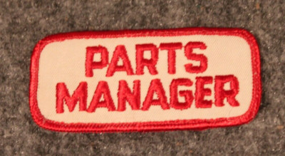 Vintage Parts Manager Service Station Garage Car Dealership Uniform ...