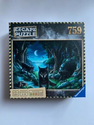 Ravensburger Curse of The Wolves Escape Room Puzzle - 759 Piece Jigsaw ...