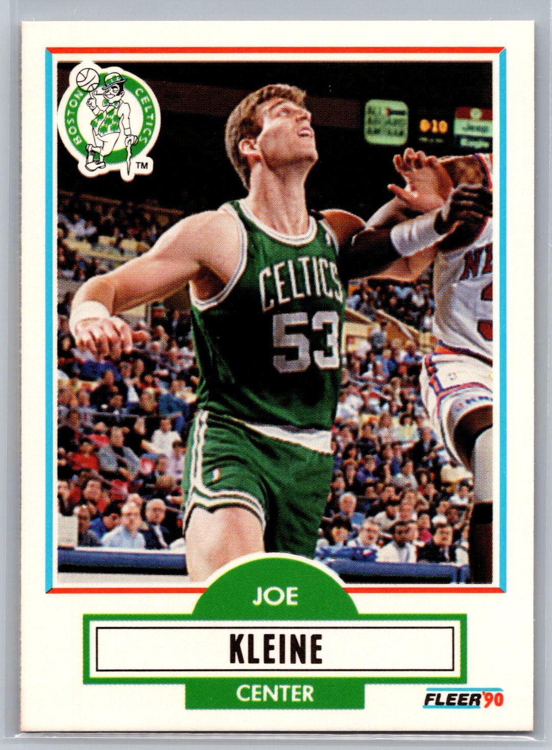 Joe Kleine 1990-91 Fleer BASKETBALL #10 Boston Celtics | eBay