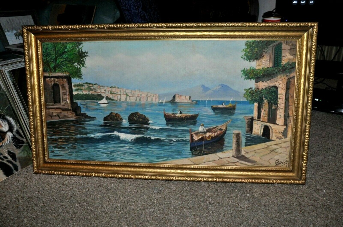 Large Italian Oil Paintings