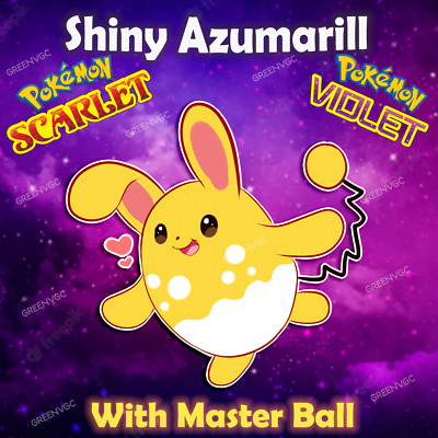Shiny Azumarill 6iv Battle Ready | Raid Build | Pokemon Scarlet and ...