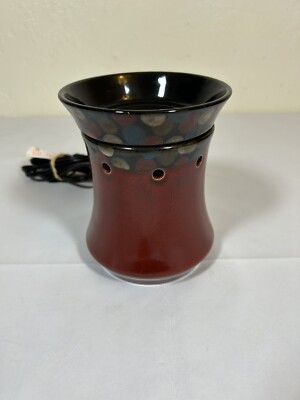 Scentsy PALETTE Red Full Size Wax Warmer Retired Polka Dot | eBay