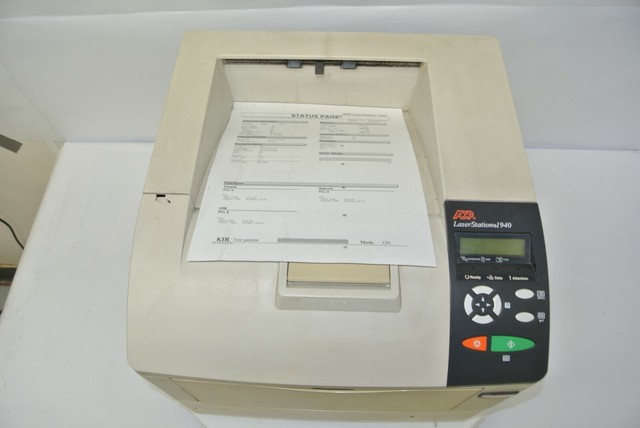 ADP LaserStation 1940 Laser Printer Page Count 192011 Extra Paper Tray ...