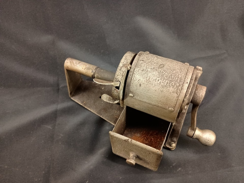 VTG Antique Dandy Mechanical Pencil Sharpener Heavy Metal Removable ...