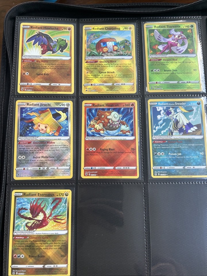 Complete Radiant Rare Collection Pokemon TCG Full Set - All 16 - All NM ...