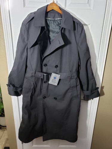 Brand New Men's U.S. Army Garrison Collection Trench Coat With Zippered ...
