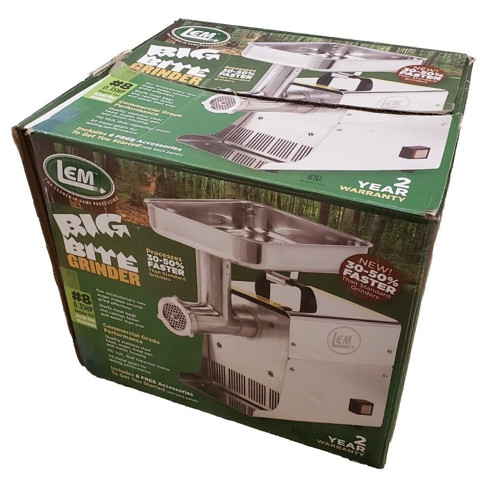 LEM Big Bite Premium Meat Grinder #8 Model 1779 Game Processing Machine ...