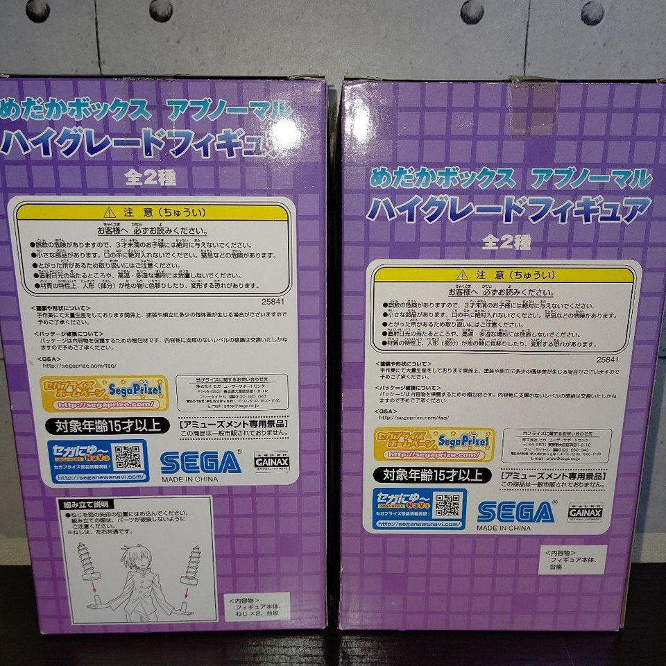 Medaka Box Misogi Kumagawa & Kujira Kurokami HG High Grade Figure 2 Set ...