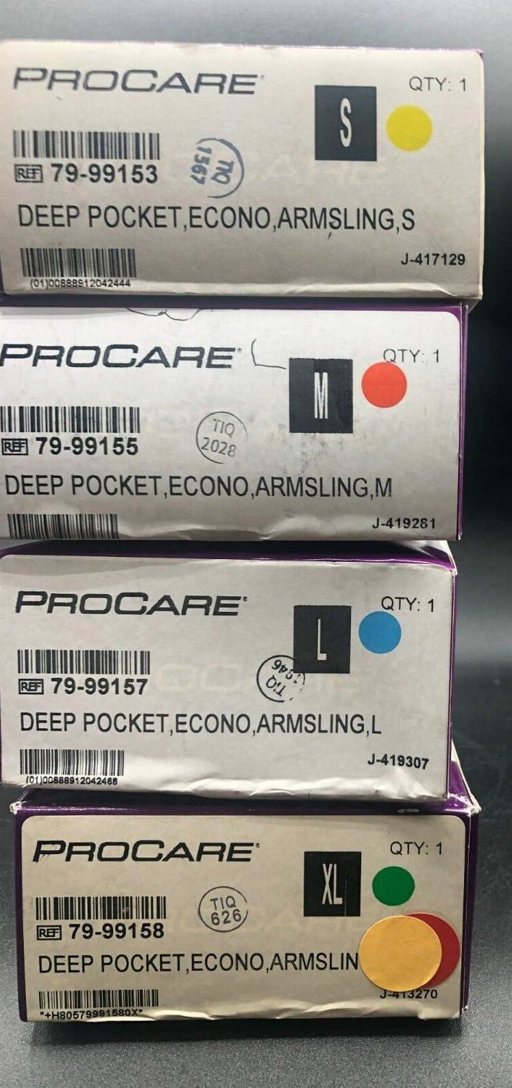 Procare Arm Sling Deep Pocket Economy Buckle Closure CHOOSE SIZE | eBay