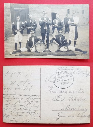 Photo Postcard 1908 Musicians Chapel Types (19686 | eBay