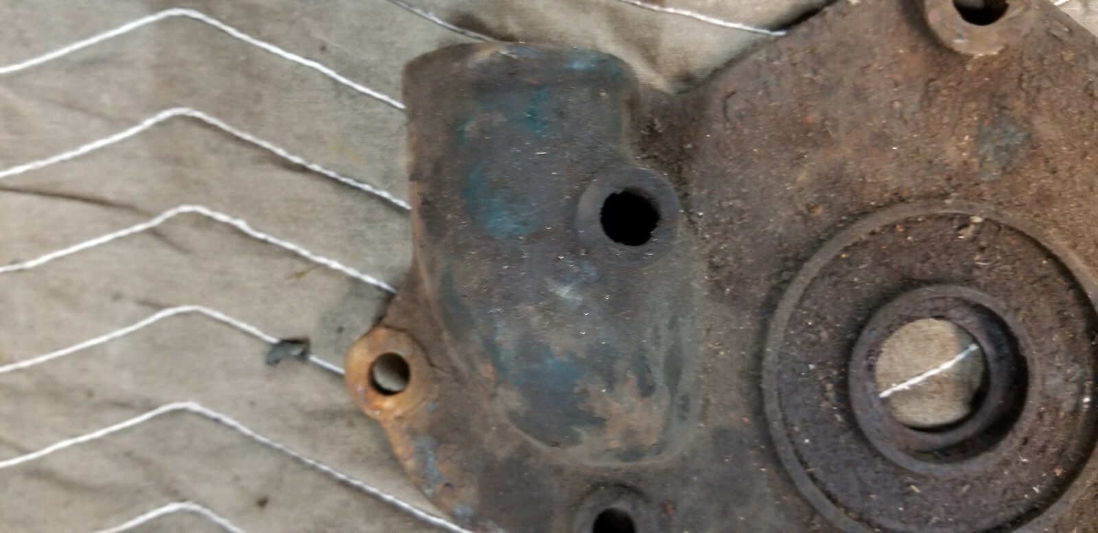 Model T Ford Engine Timing Cover water neck | eBay