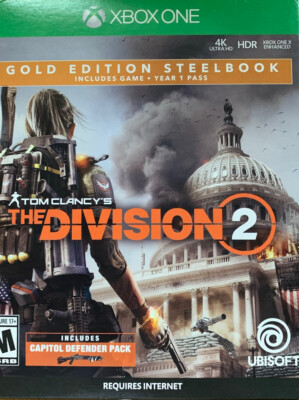 The Division 2 Steelbook - Gold Edition Xbox + 1 Year Pass | eBay