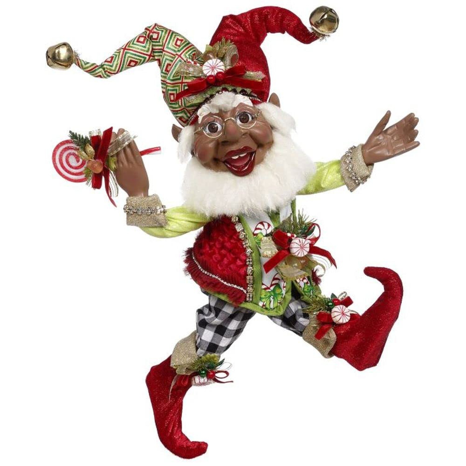Mark Roberts 16.5" Black African American Candy Dandy Medium Elf | eBay