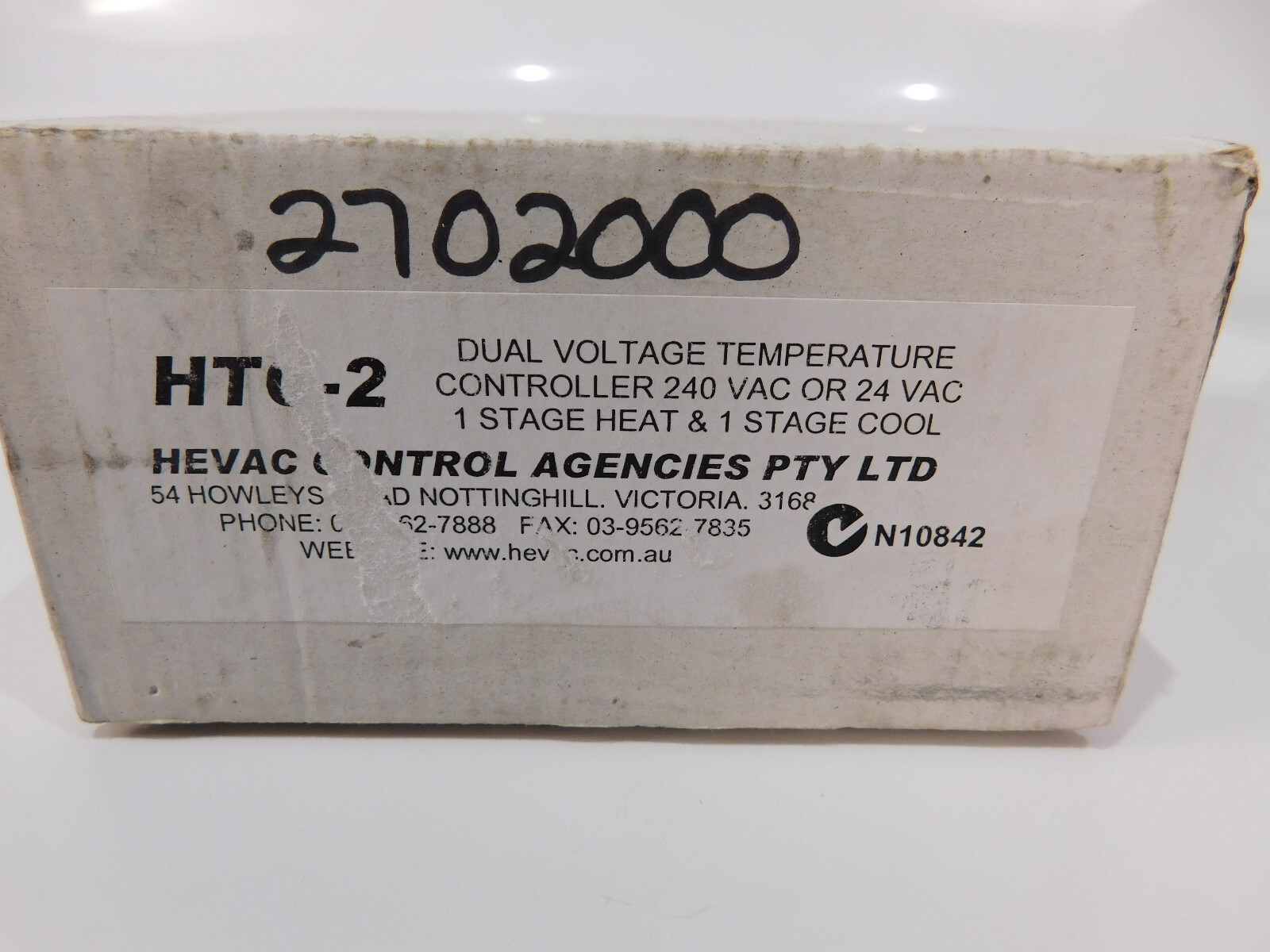 (MX603) HEVAC HTC-2 DUAL VOLTAGE 240/24 TEMP CONTROL | eBay Australia