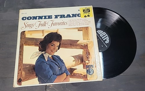 CONNIE FRANCIS: sings folk favorites METRO 12" LP 33 RPM Vintage M ...