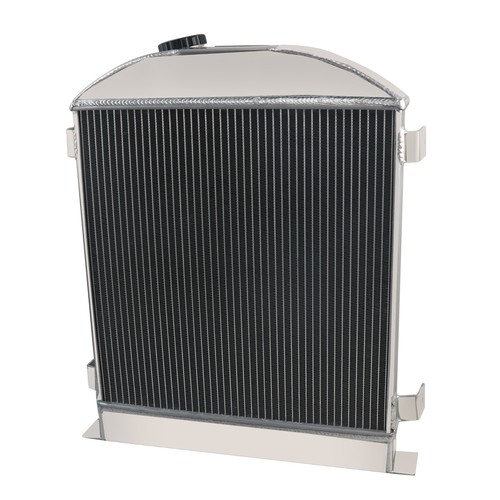 4-Row Aluminum Radiator For FORD 1932 Model A HIGH BOY 3" CHOPPED CHEVY ...