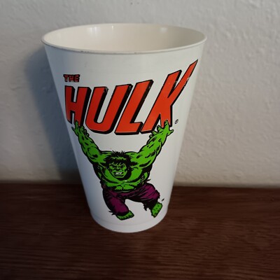 Vintage 1975 Hulk Marvel Comics 7-11 Wide Slurpee Cup | eBay