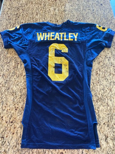 💥1994 Tyrone Wheatley Michigan Game Worn/Used Jersey | “Miracle at ...