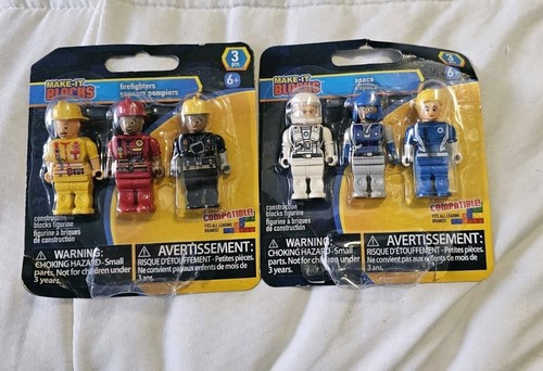 Make-It Blocks Lot of 2 Pkgs- Interlocking Building Figures | eBay