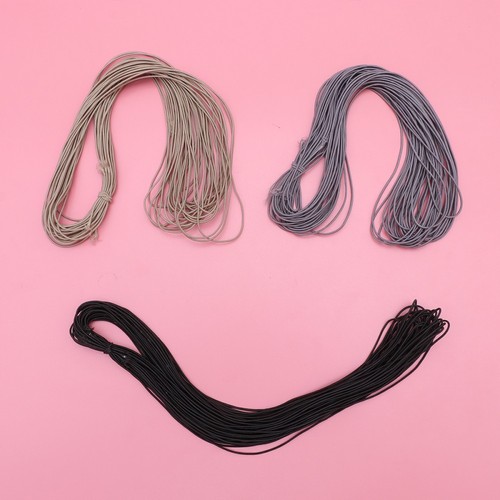 3 Bundles 1.2 Mm Elastic Cord Beading Threads For Jewelry Making Crafts ...