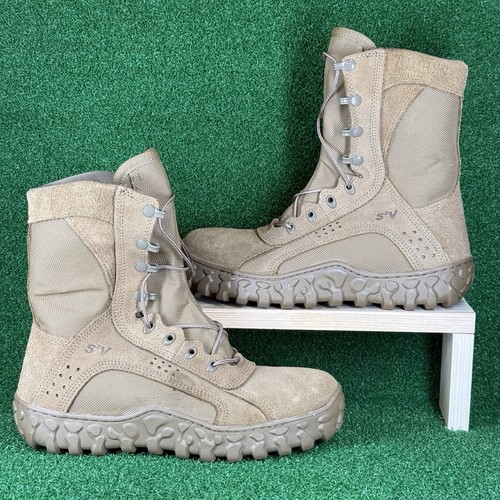 Rocky S2V Steel Toe Tactical Combat Boots Mens Size 8 Coyote Brown ASTM ...