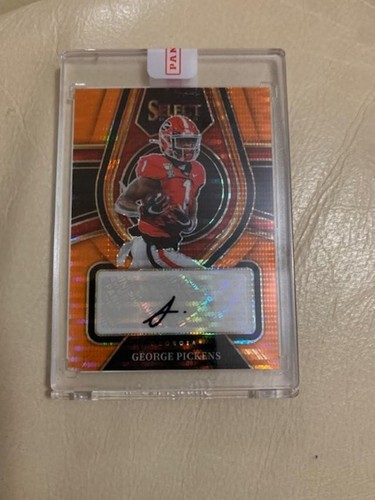 george pickens 2022 draft picks 29/30 select auto card | eBay