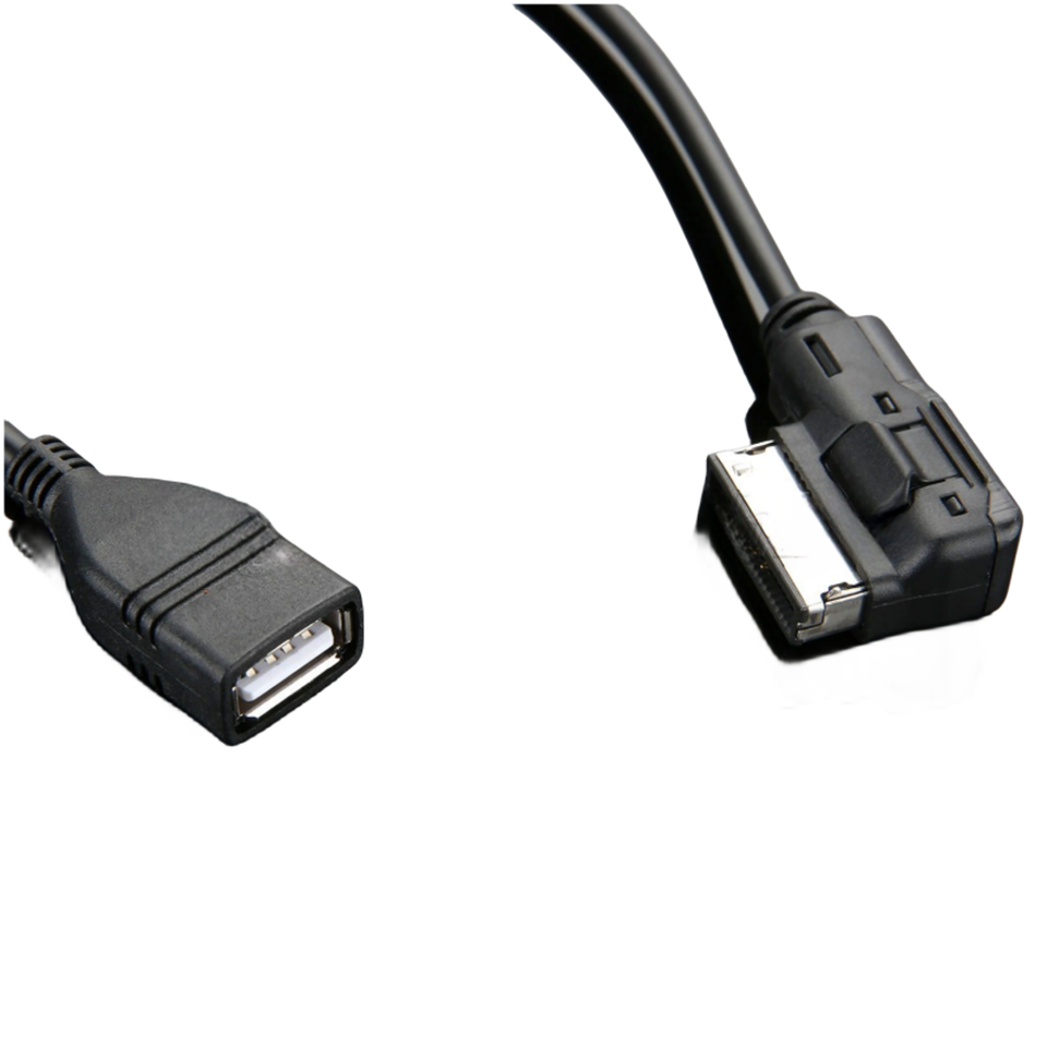 Car MDI MMI AMI to USB Female Audio AUX Adapter Data Cable For Audi A1 ...