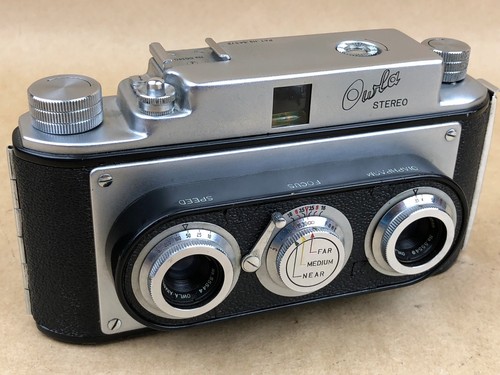 Stereo Owla Vintage Japanese Camera w/ 35mm Lens Early First Model ...