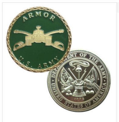 US Army Armor Branch Challenge Coin | eBay