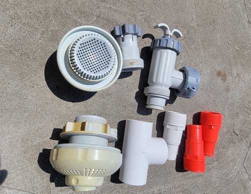 Intex Above Ground Swimming Pool Plunger Valve Inlet Outlet Parts | eBay