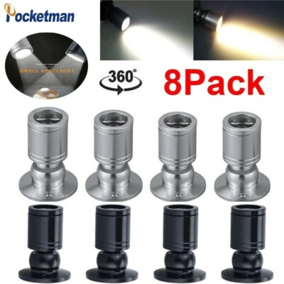 LED Mini Jewelry Counter Display Lights 360° Rotary Angle with Driver ...